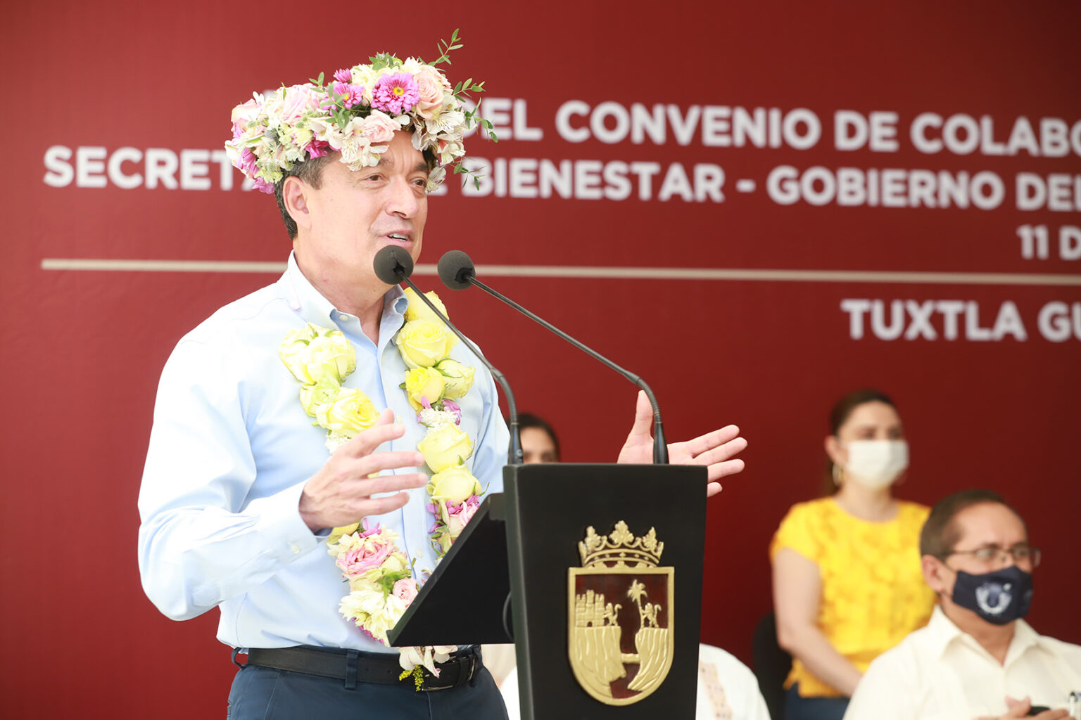Rutilio Escandón inaugura Tianguis de Corazón-Sembrando Vida; firma ...