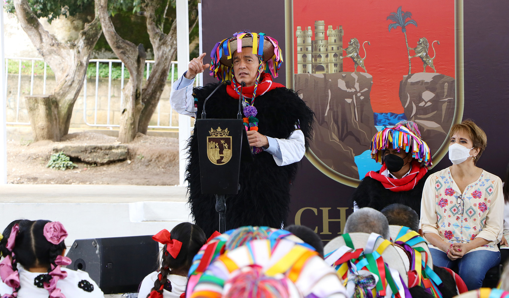 Rutilio Escandón inaugura multideportivo y calles pavimentadas en ...